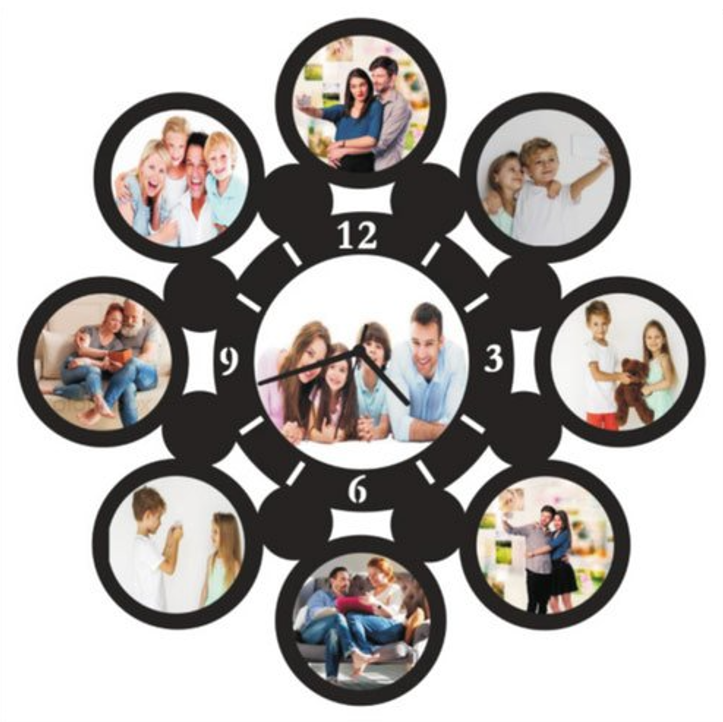 Customized Round Wall Clock | Personalized Home Decor